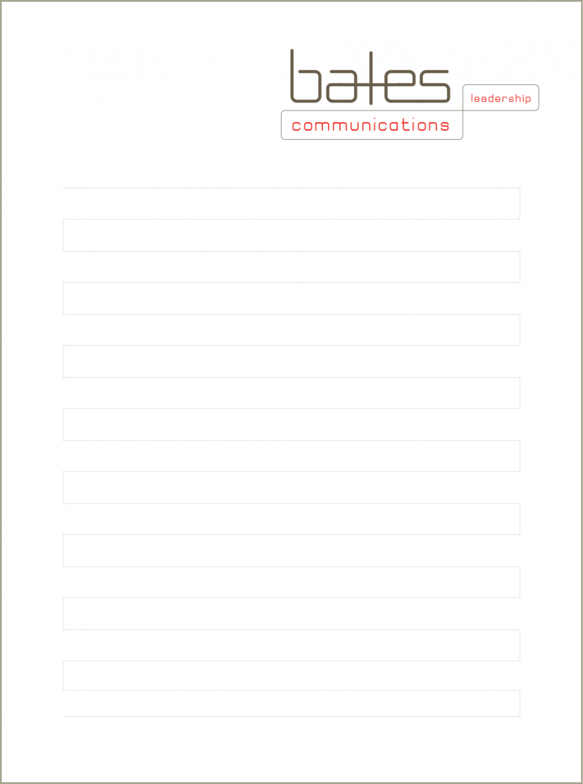Bates collateral for Bates Communications, Wellesley MA{/categories ...